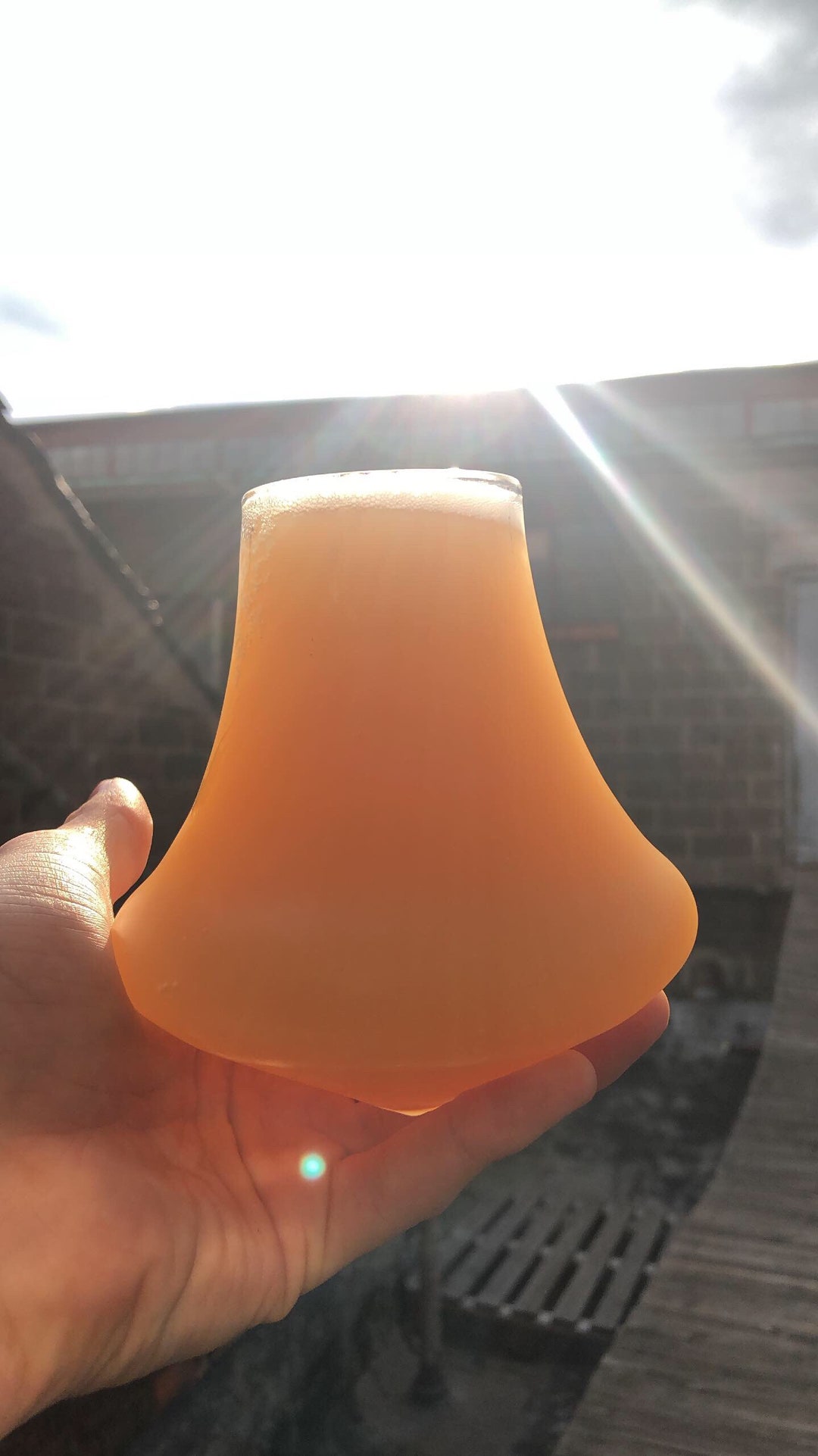 Handmade Tilted Beer Glass - Etsy