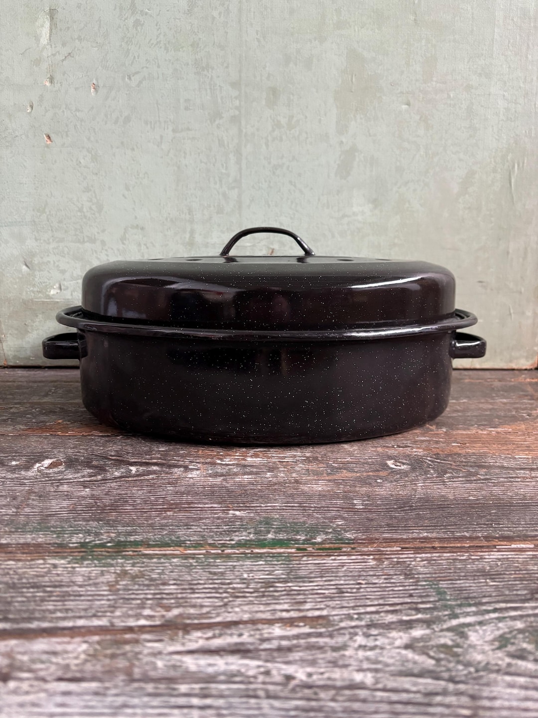 Vintage Enamel Cooking Pot Dish Kitchenalia Cookware - Etsy