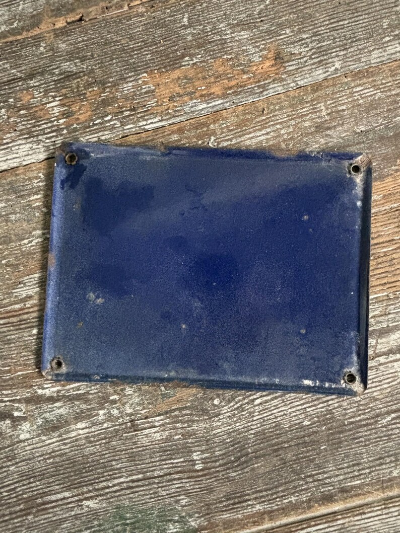 Vintage French Enamel House Door Number 15 Fifteen Sign Plaque - Etsy