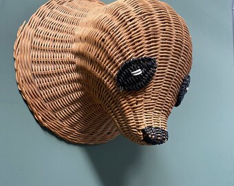 Wicker Wall Mask - Etsy