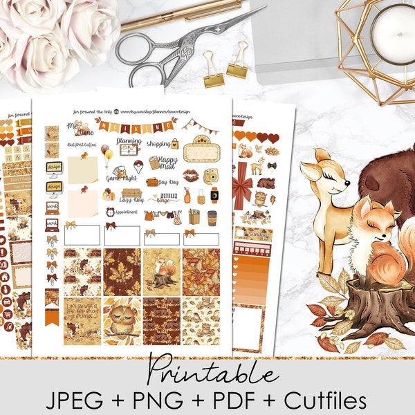 Woodland Printable - Etsy