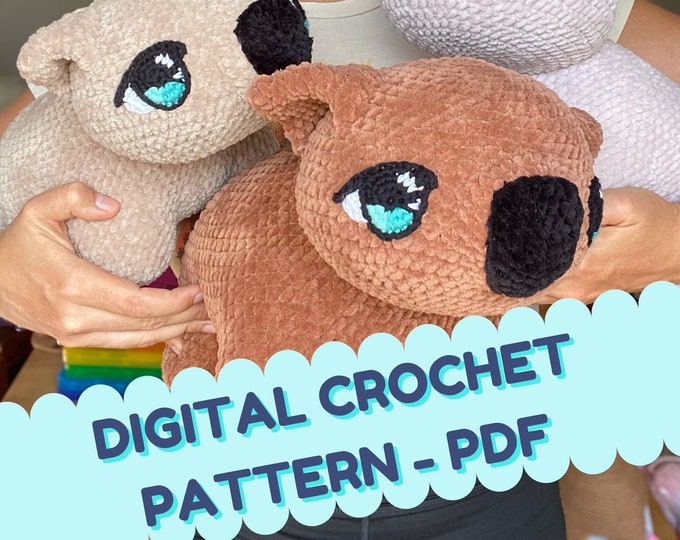 Wombat Knitting Pattern / Instant Download / Digital PDF Patterns ...