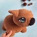 DIGITAL Crochet PATTERN Pdf / Crochet Wombat / Amigurumi Wombat ...