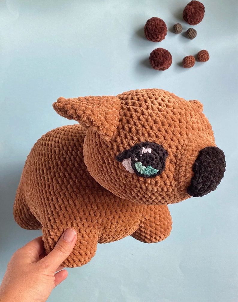 DIGITAL Crochet PATTERN Pdf / Crochet Wombat / Amigurumi - Etsy