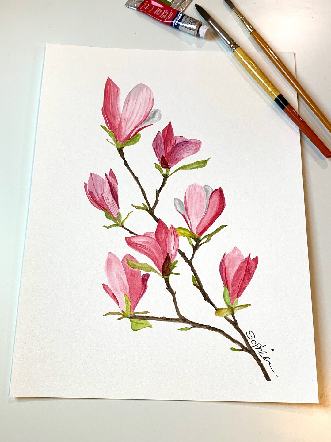 Watercolor Painting, Visual Artwork, Illustration, Fine Art, Handmade ...