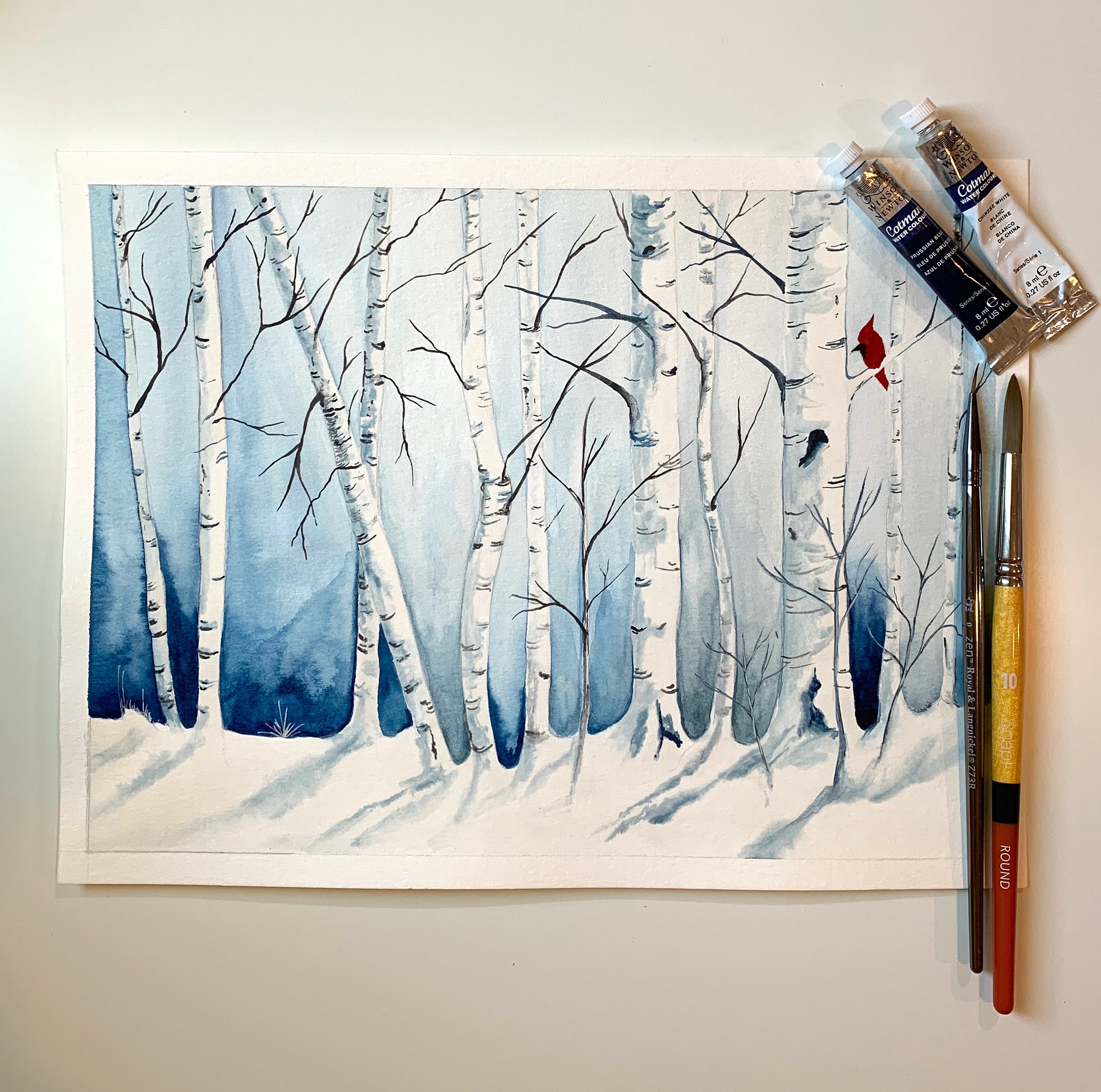 Watercolor Painting, Visual Art, Illustration, Fine Art, Handmade, Wall ...