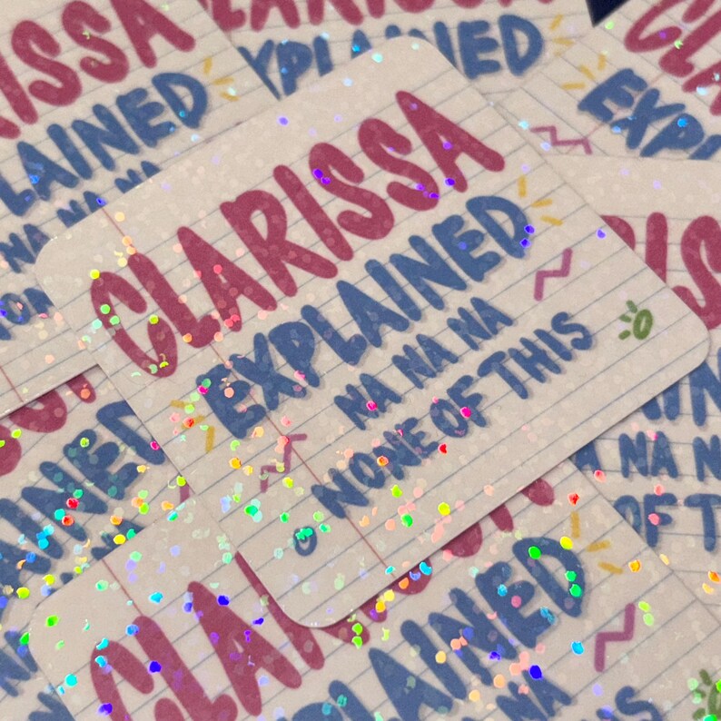 Clarissa Explained None of This Sticker - Millennial Pain - 80s 90s Kid ...