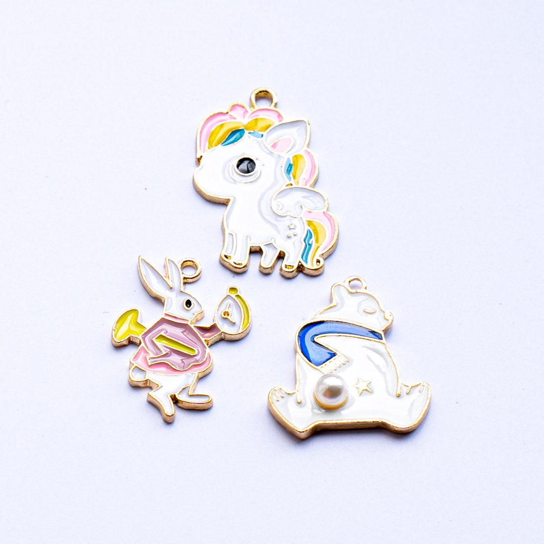 5 Pcs Animation Charms Little Pony Charm Alice in - Etsy
