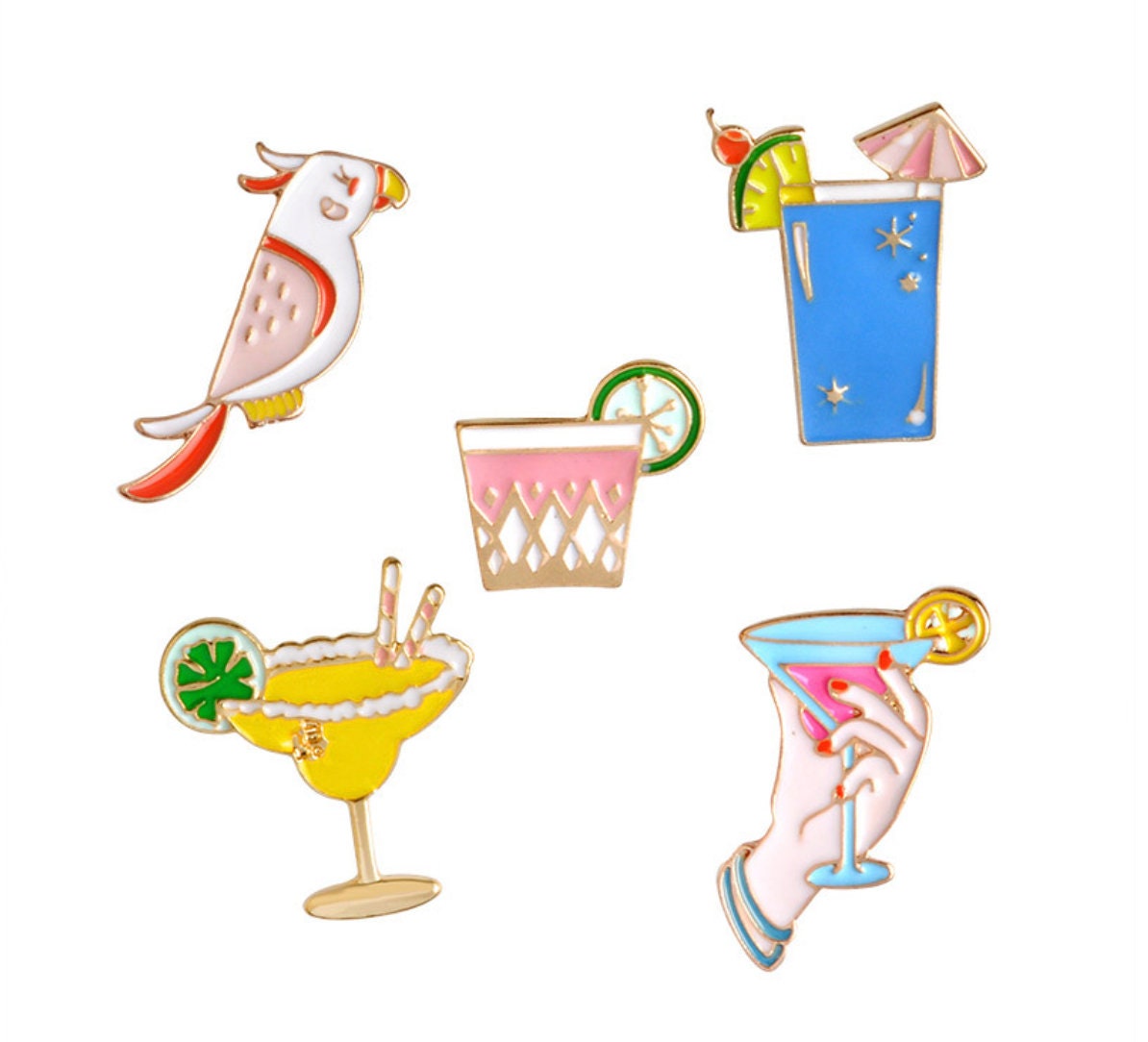 Party Pin Collection Martini Cocktail Pin Bar Pin Party - Etsy