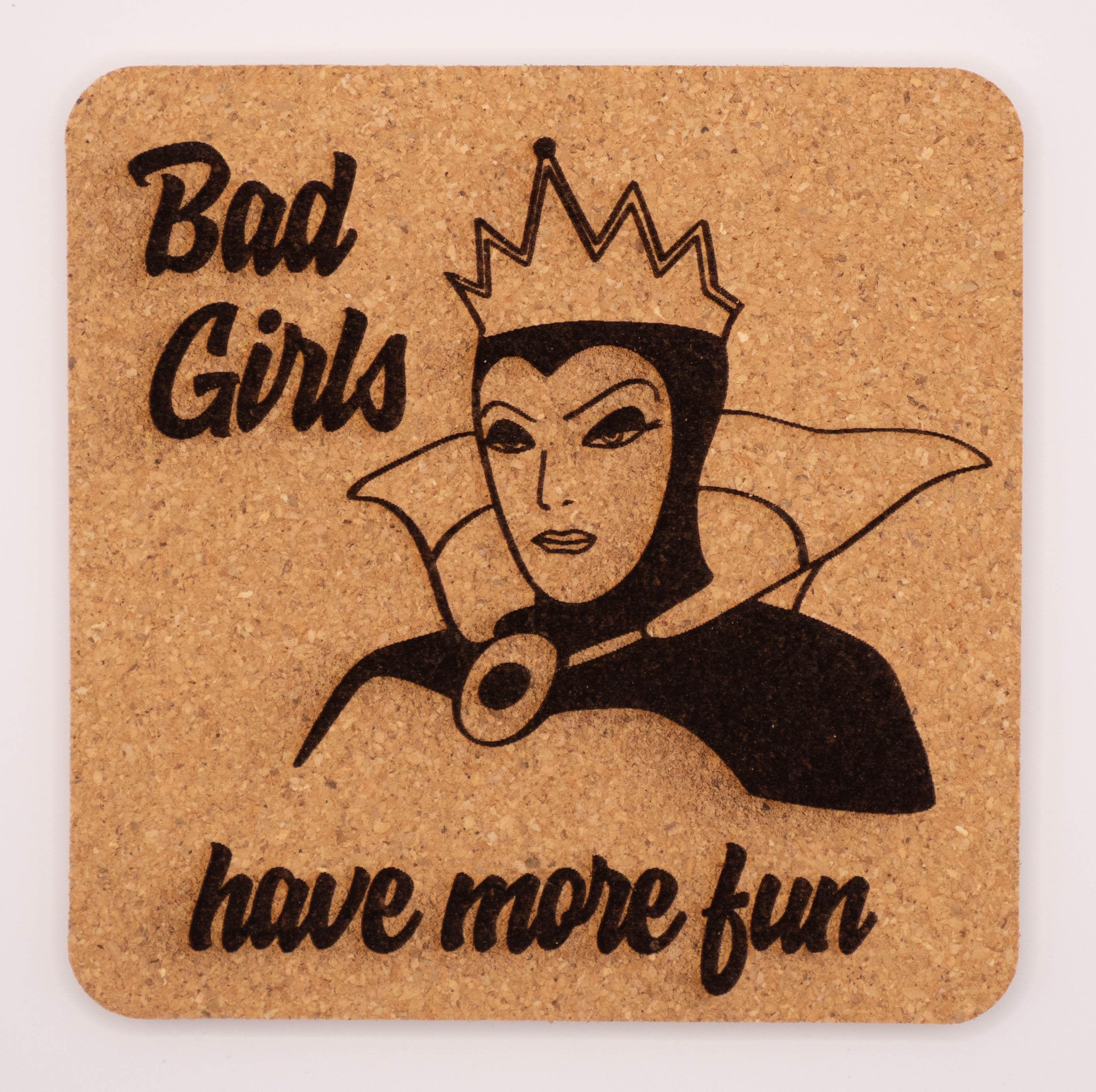 Disney Villains Inspired Cork Coasters maleficent, Ursula, Cruella De ...