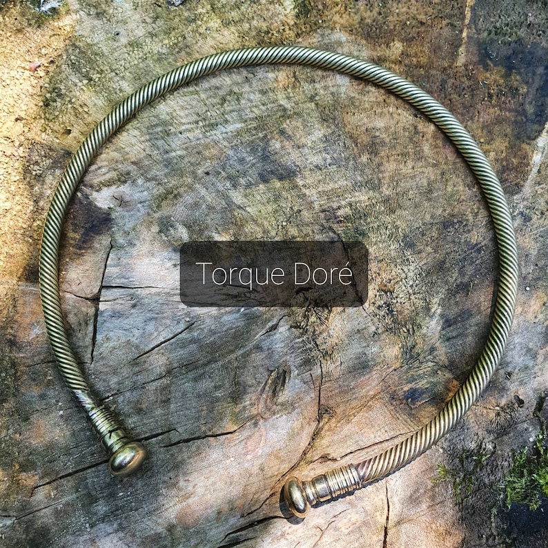 Colliers Torques rond Laiton et Bracelets celtes Torque - Etsy France