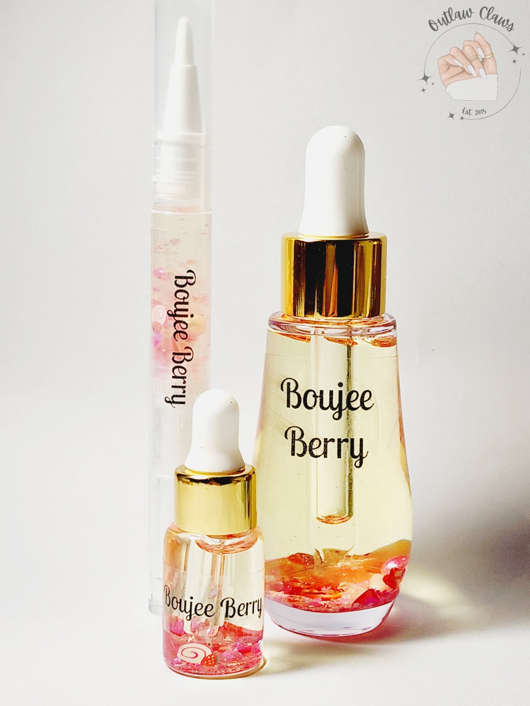 Boujee Berry Scented Cuticle Oil | Nourishing Sweet Almond Jojoba ...