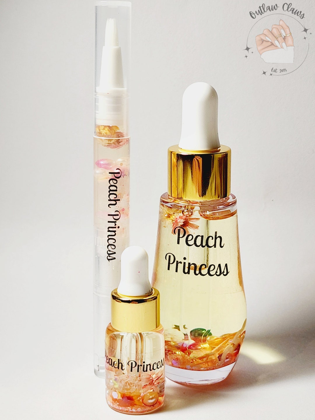 Peach Princess Scented Cuticle Oil | Nourishing Sweet Almond Jojoba ...