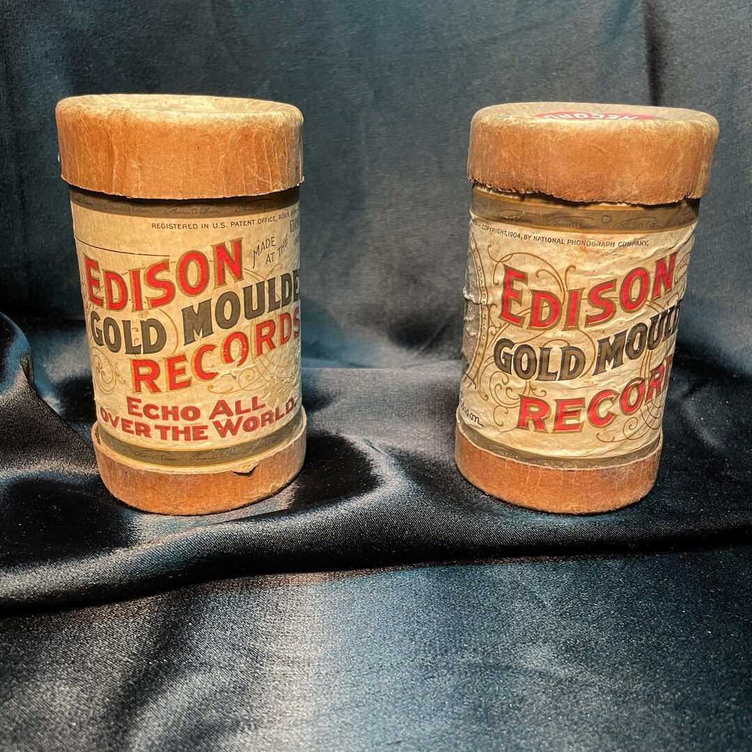 Edison Gold Moulded Records - National Phonograph Company - Orange, N ...