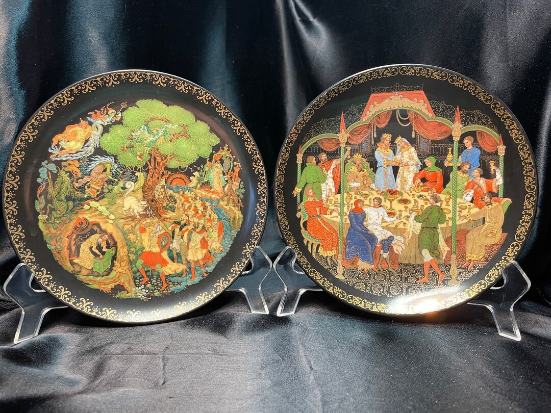 Russian Legend Plates Bradford Exchange c 1989 and 1996 - Etsy