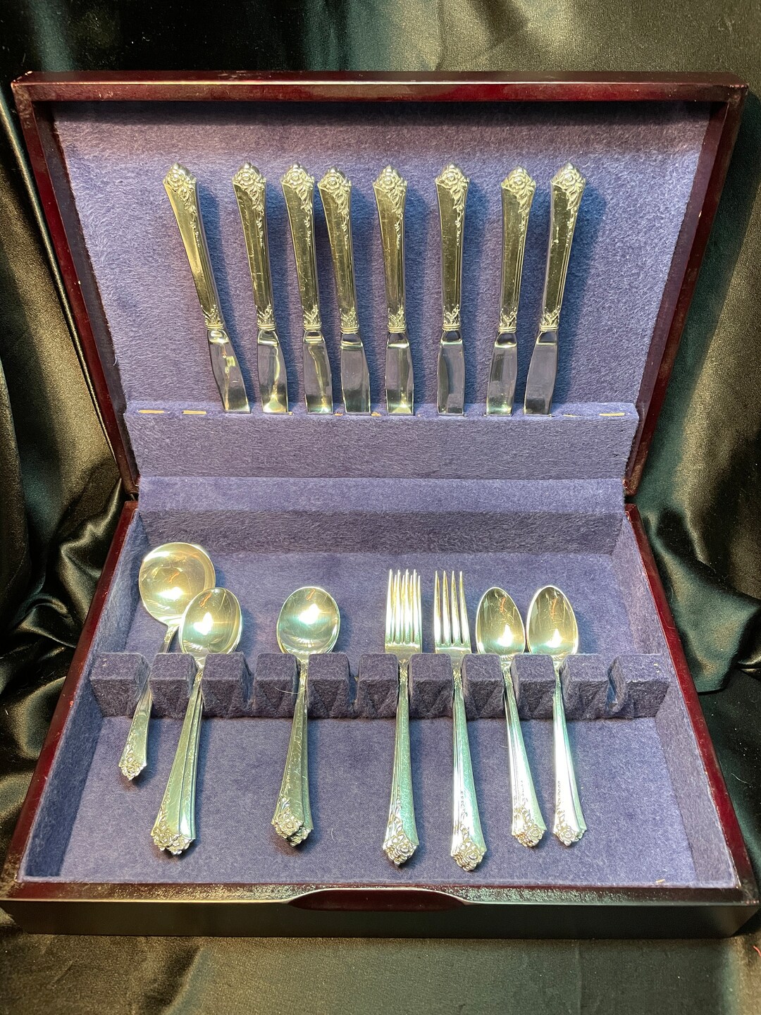 Damask Rose Flatware - Heirloom Sterling by Oneida - C.1970s - Etsy