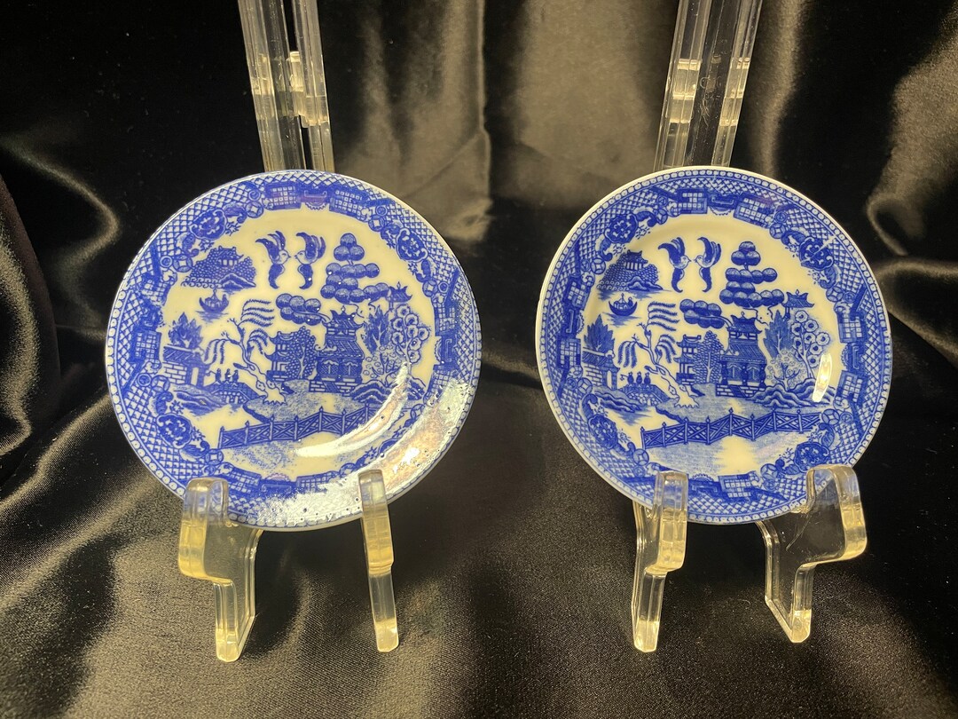 Blue Willow Butter Pats Made in Occupied Japan 1945-1952 - Etsy