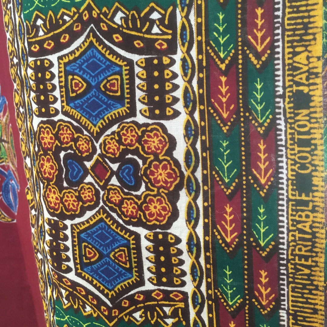 Veritable Cotton Java Fabric, 1970's - Etsy