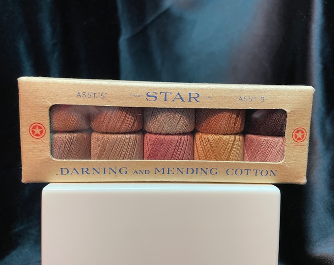 Star Darning and Mending Cotton - C. 1950s - Etsy