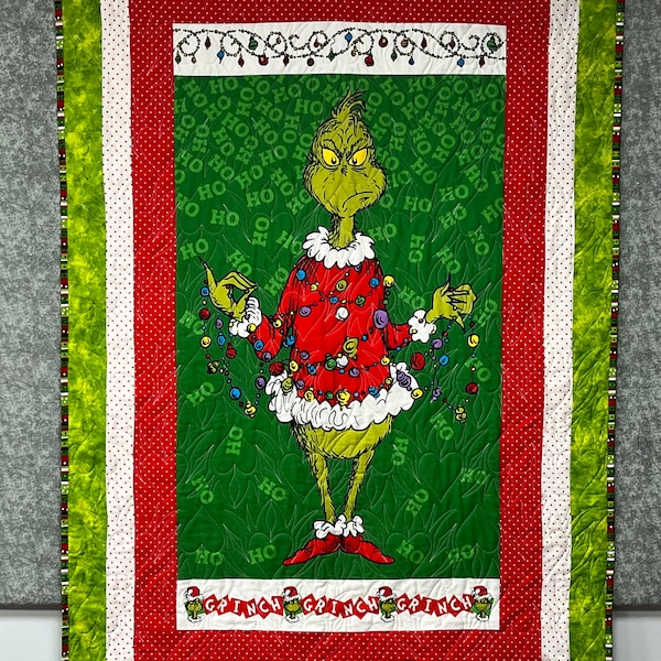 Grinch Quilt Kit - Etsy
