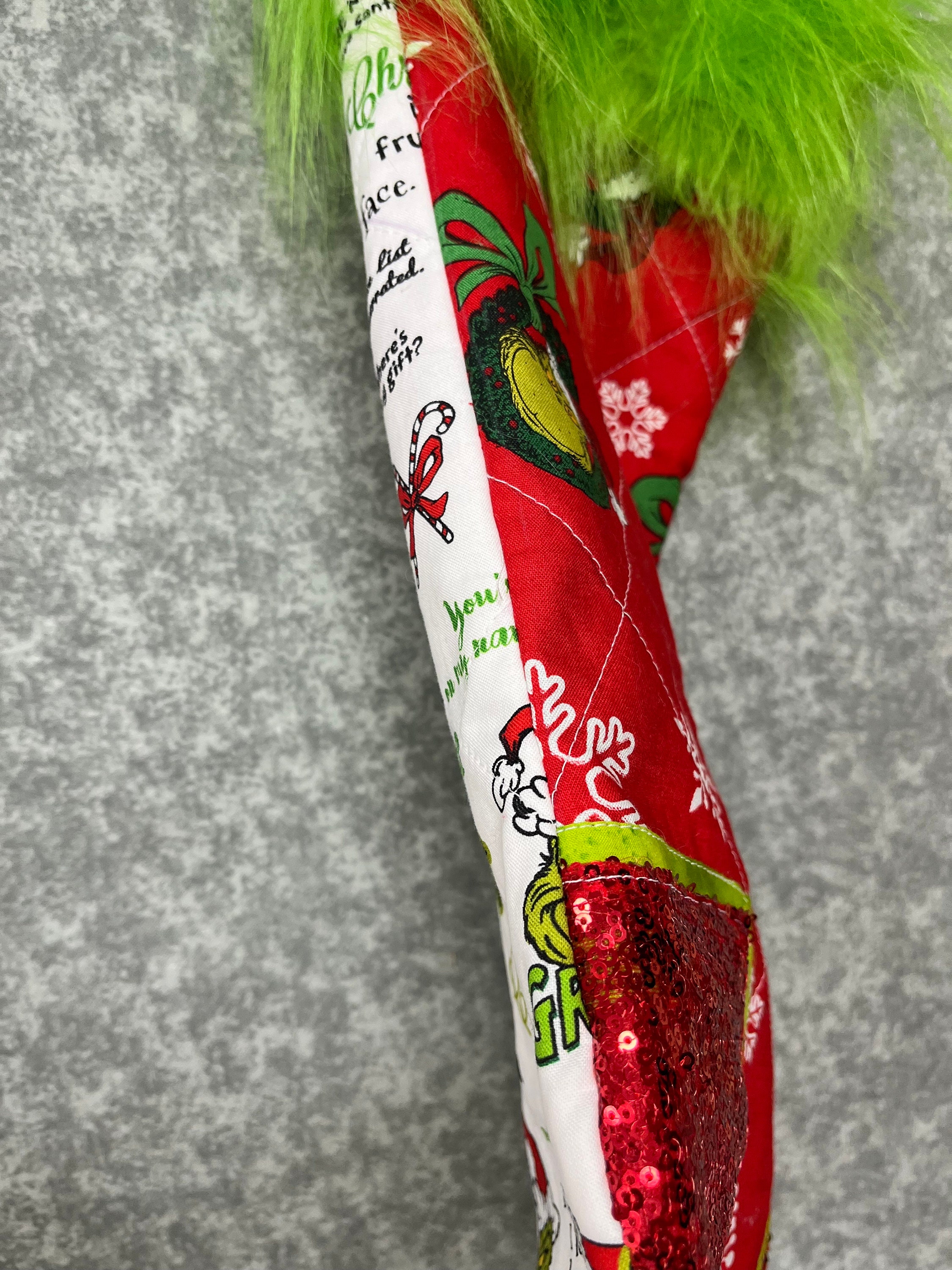 Gorgeously Ugly Grinch Christmas Stocking - Etsy