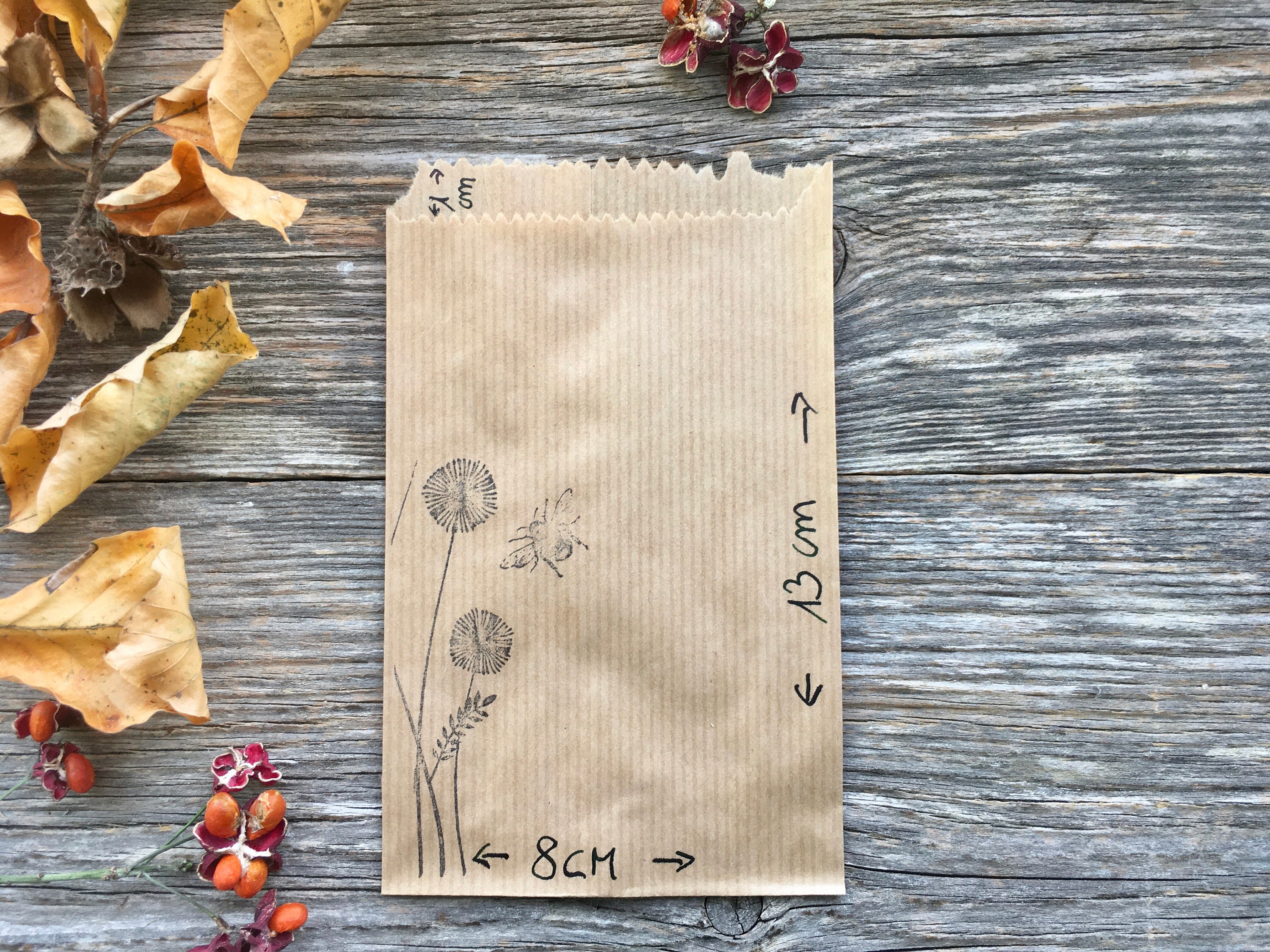 Paper Bags 50 Pcs. Seed Bags Bags for Seeds Bags Made of - Etsy UK