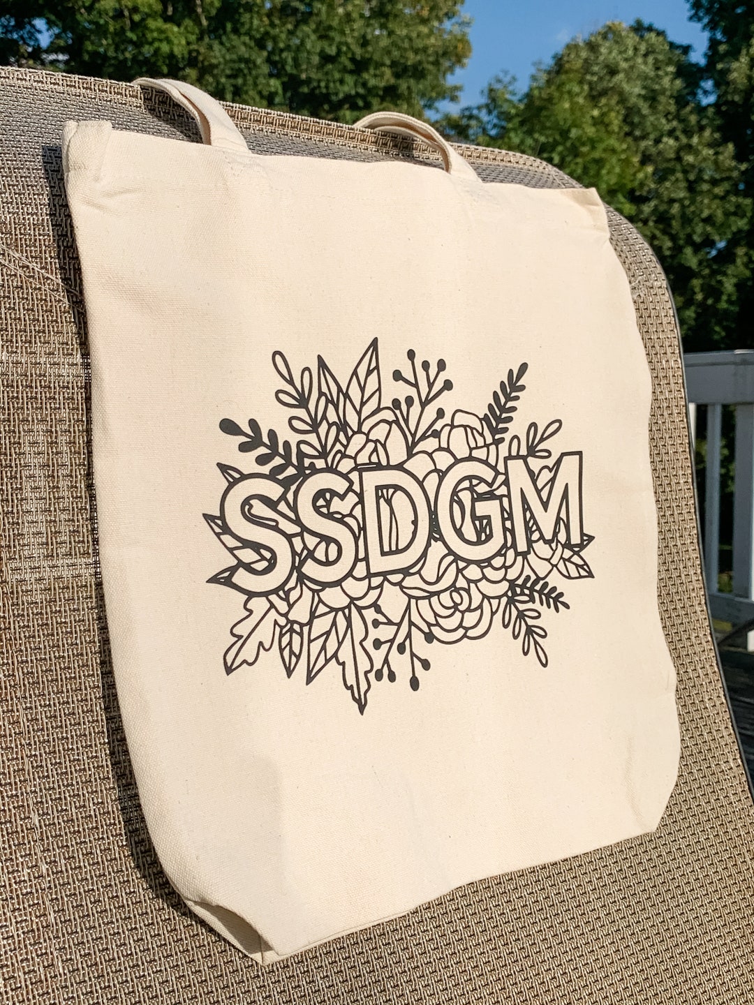 SSDGM Canvas Tote Bag Stay Sexy and Don't Get Murdered Reusable Bag ...