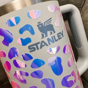 Stanley 40oz Quencher Vinyl Wrap Decal Leopard Stanley Tumbler Wrap ...