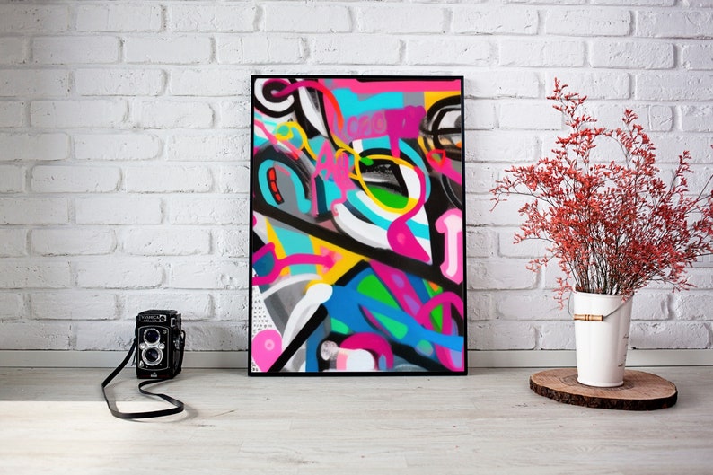 Graffiti Art Poster - Etsy