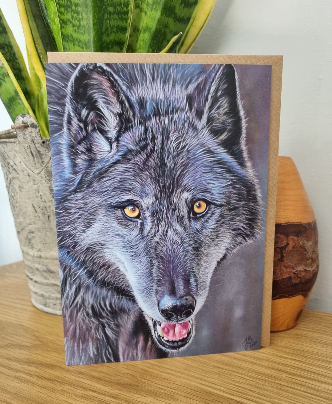 Wolf Greetings Card Available as a Single Card or a Pack of Five - Etsy
