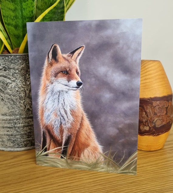 Fox Greetings card Disponible en une seule carte ou un pack | Etsy