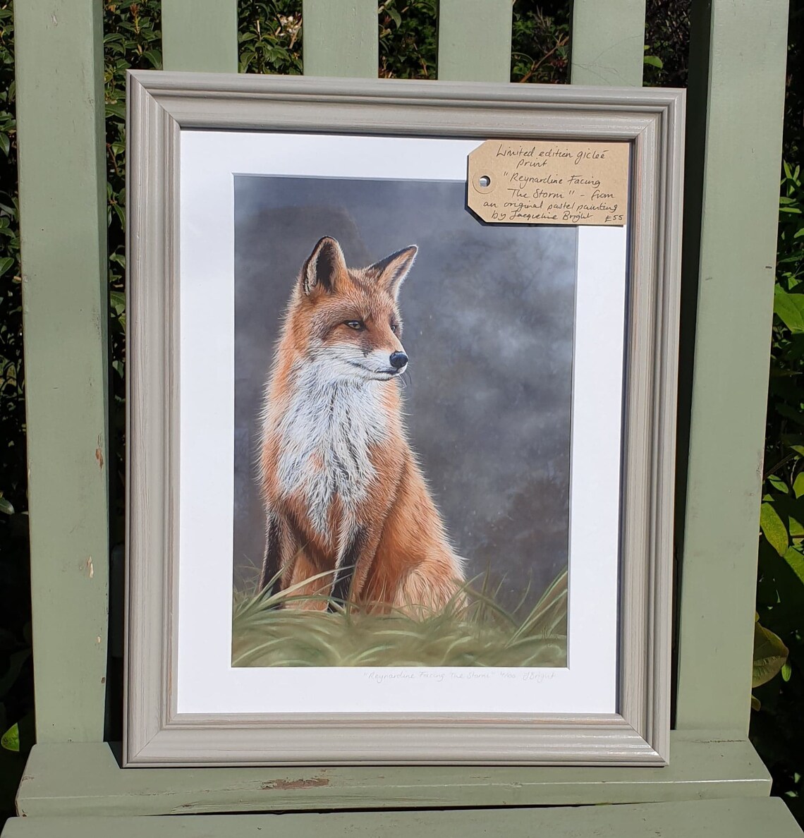 A4 Red Fox Print 'reynardine Facing the Storm' - Etsy UK