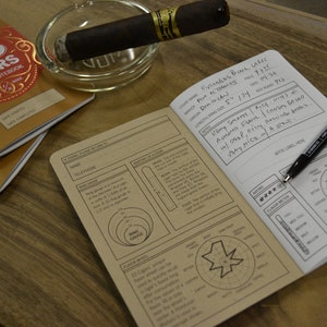 Original Cigar Journal • Pocket Notebook • Made in USA • Best Man Gift ...