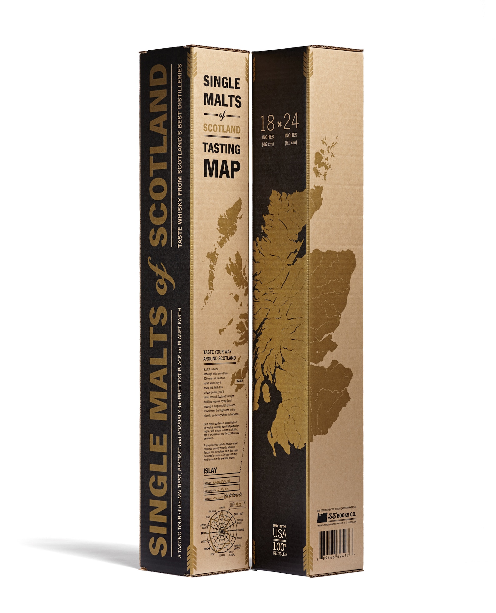 Single Malts of Scotland Whisky Tasting Map - Etsy
