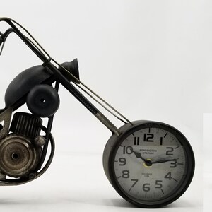Motorcycle Table Clock - Etsy