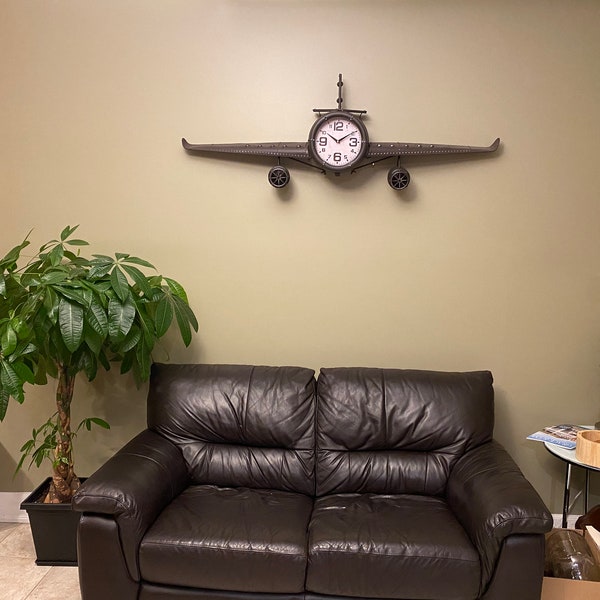 Airplane Clock - Etsy
