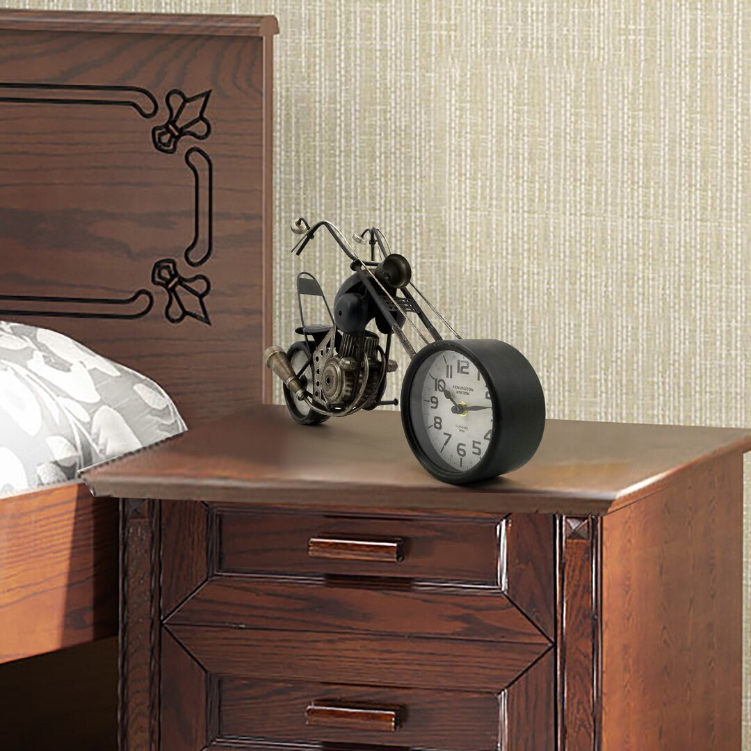 Motorcycle Table Clock - Etsy