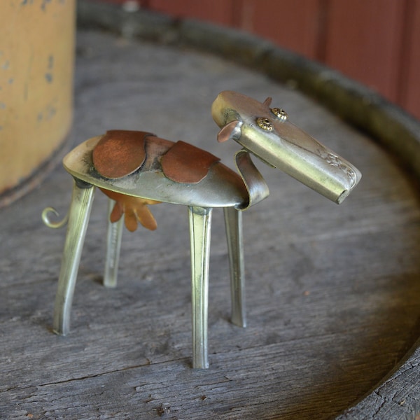 Metal Cow Sculpture - Etsy