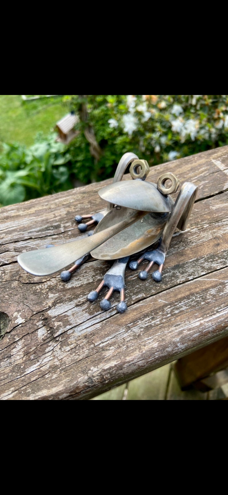 Spoon Frog Silverware Sculpture - Etsy