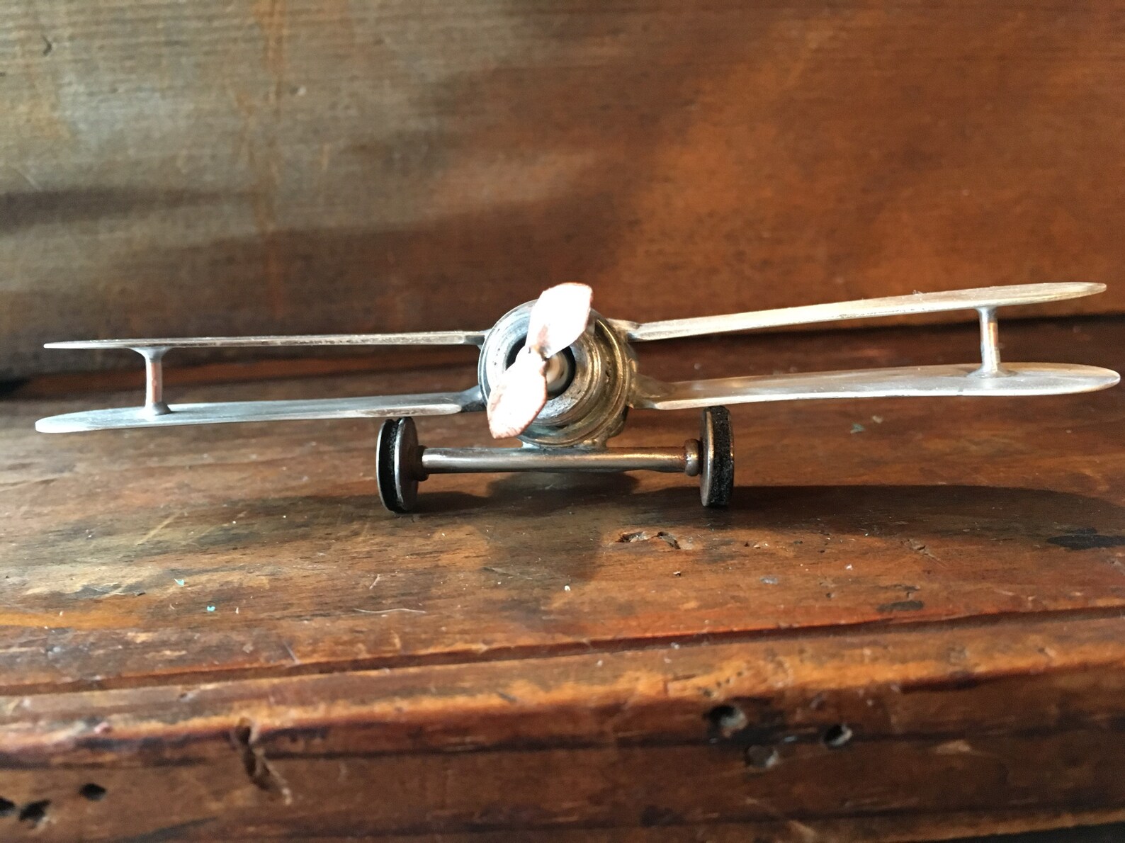 Spark Plug Airplane Sculpture Silverware Art | Etsy