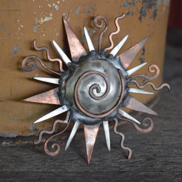 Copper Sun Wall Art - Etsy