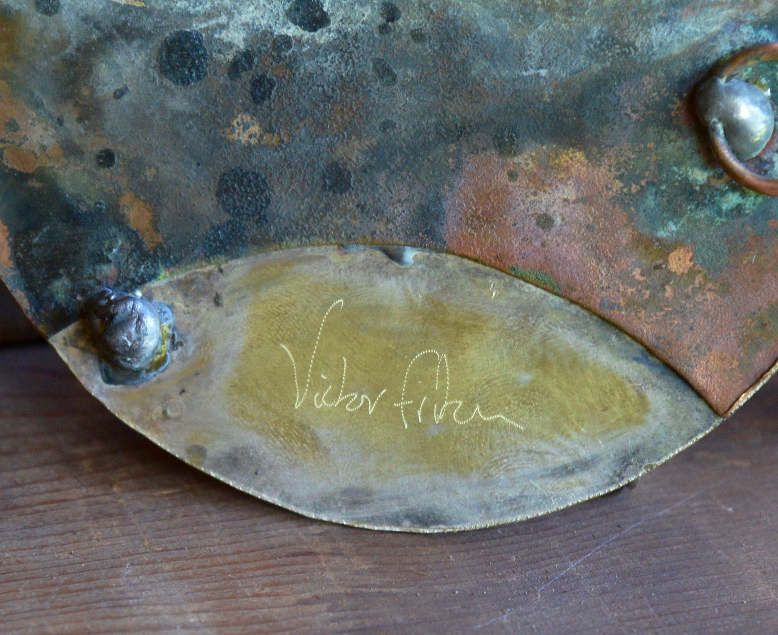 Moon Silverware Sculpture Vintage Silver Plated Tray Copper - Etsy