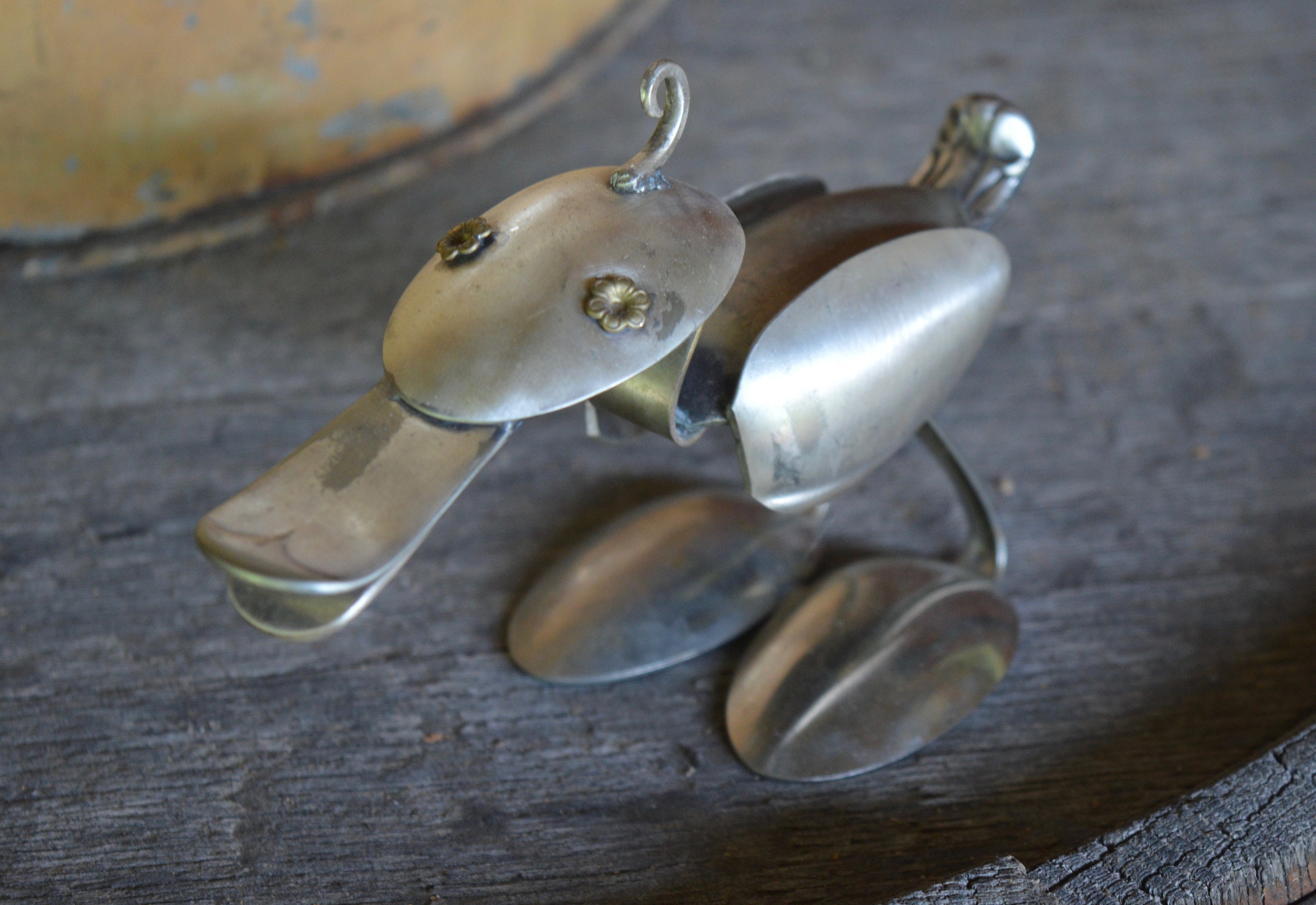 Spoon Duck Silverware Sculpture Silverplated Handmade Art - Etsy UK