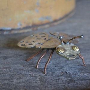 Spoon Bumble Bee Insect Bug Metal Silverware Sculpture - Etsy
