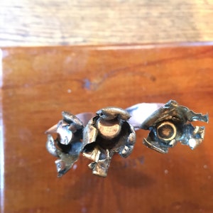 Bullet Flowers Copper Stem and Leaves Shell Base - Etsy