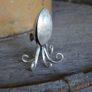 Spoon Octopus Silverware Small Sculpture Vintage Silver Fork and Spoon ...