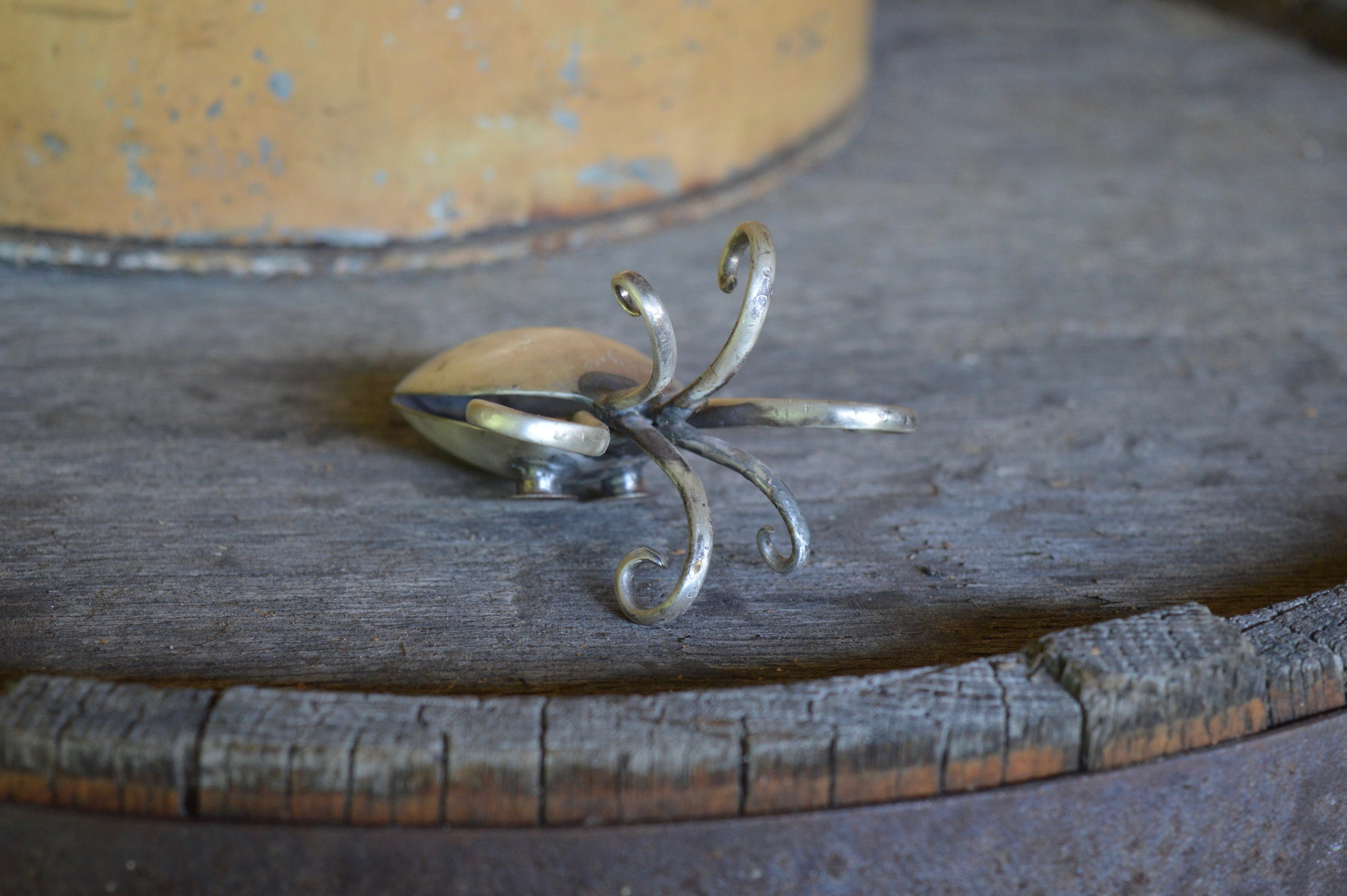 Spoon Octopus Silverware Small Sculpture Vintage Silver Fork - Etsy