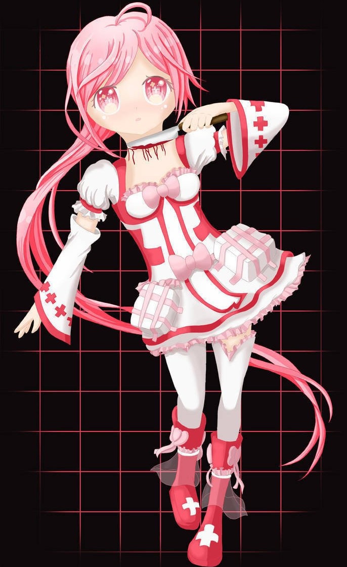 Menhera Clothing Magical Kawakii Knife Girl Fairy Kei Yami Kawaii with ...