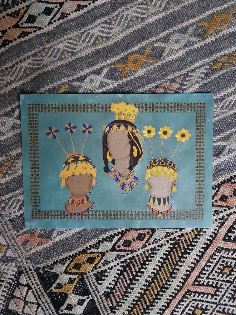 Queen Puabi, Sumerian, Mesopotamian Art - Etsy