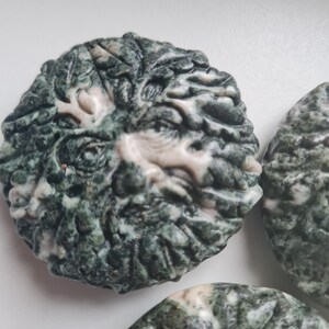 Preseli Bluestone Green Man Stonehenge Stone Carved Green Man Pagan - Etsy